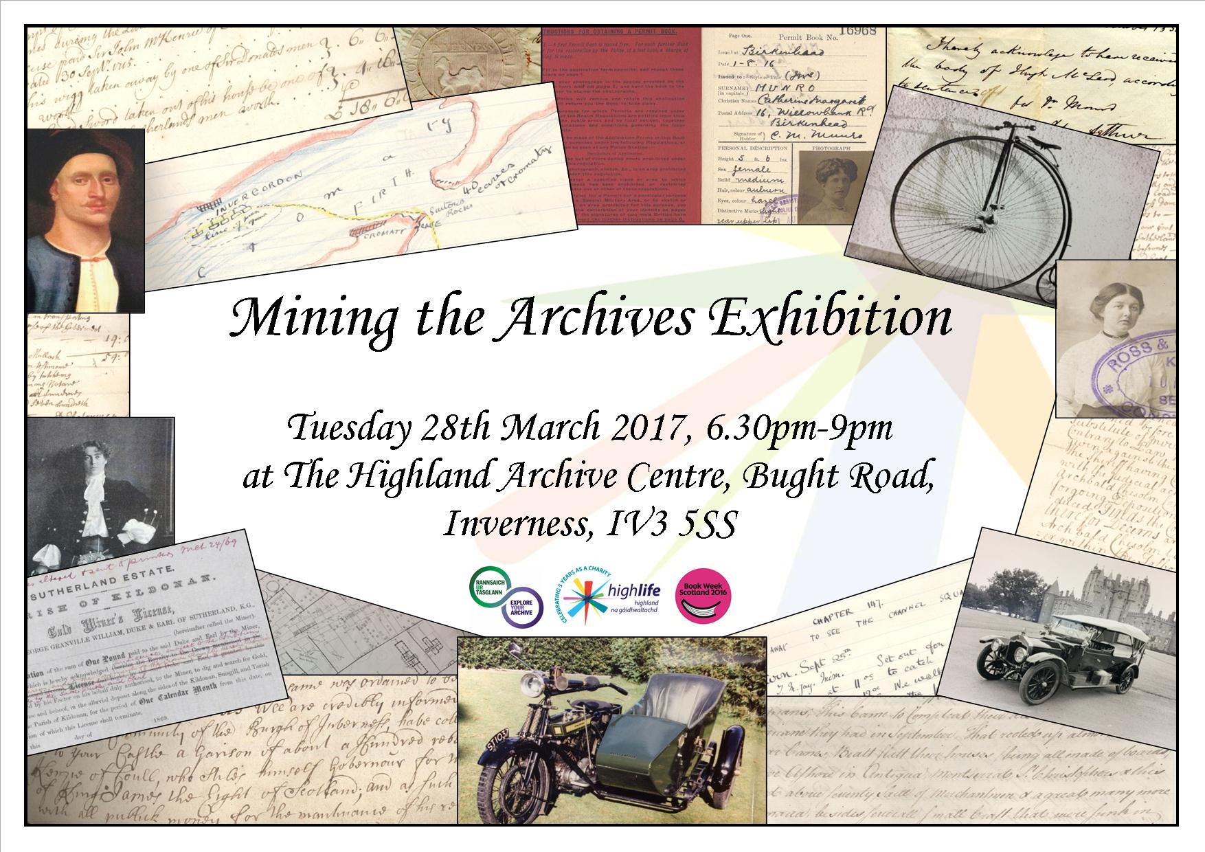 Mining the Archives Invitation - Highland Archive Centre