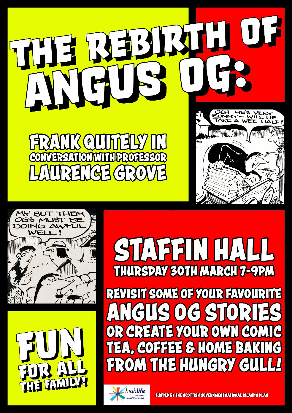 The Rebirth of Angus Og Poster - Skye and Lochalsh Archive Centre